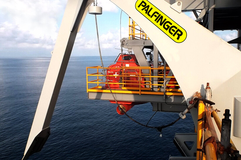 Davits | PALFINGER MARINE
