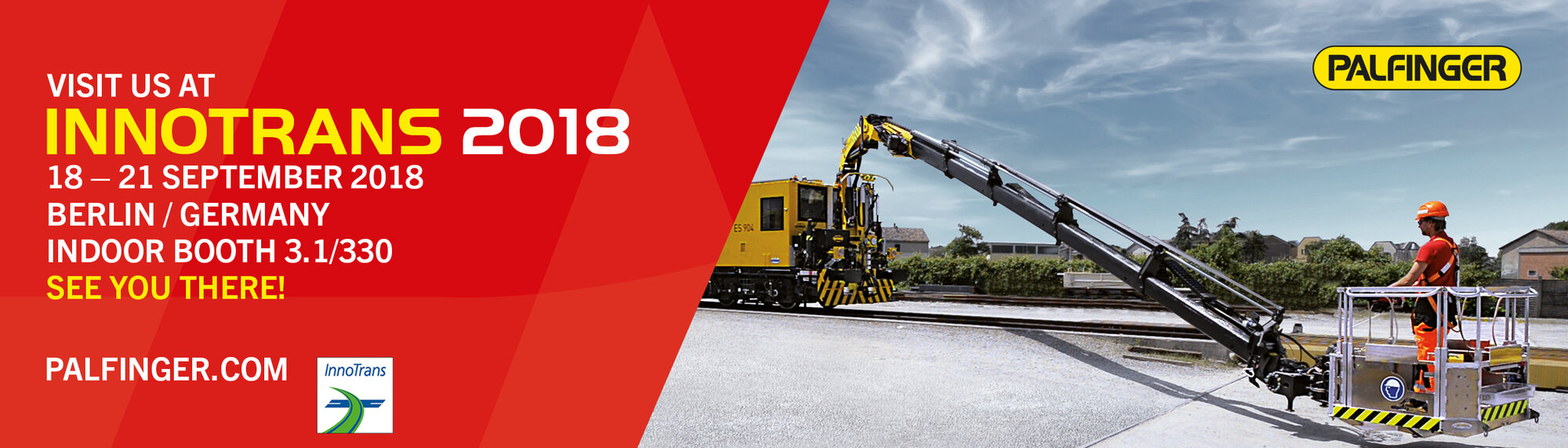 PALFINGER Railway presents new workman basket at