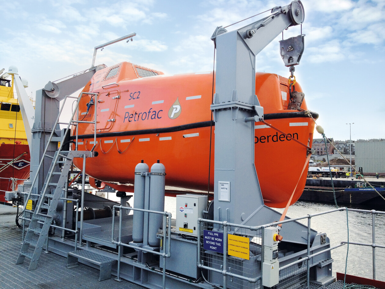 Lifeboat Davits | PALFINGER MARINE