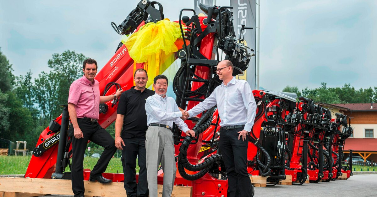 20 000. EPSILON Kran läuft vom Band | PALFINGER