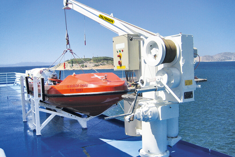 Life Raft Davits | PALFINGER MARINE