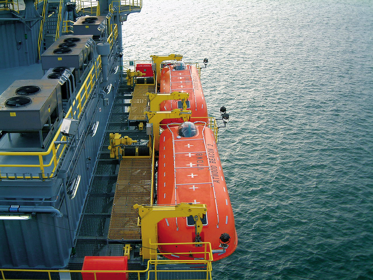 Offshore Davits - Gravity | PALFINGER MARINE