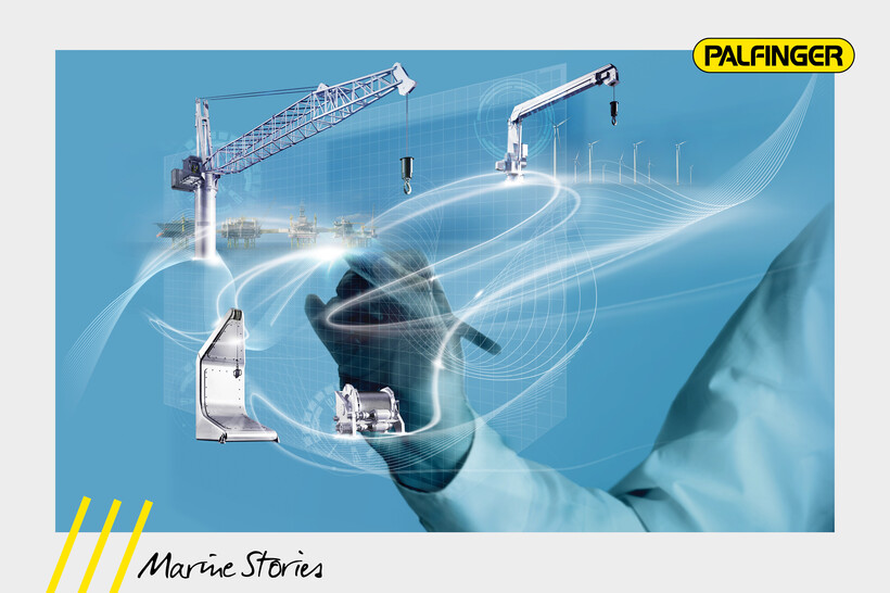 Wire Luffing Lattice Boom Cranes | PALFINGER MARINE