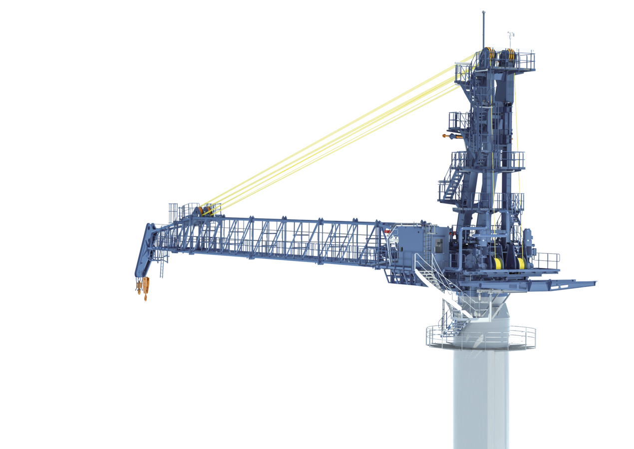 High Risk Operation Features For Wire Luffing Cranes