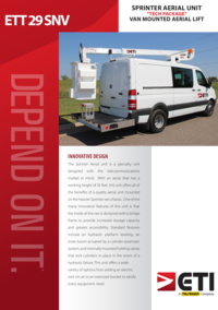 ETT 29 SNV | Bucket Van | PALFINGER