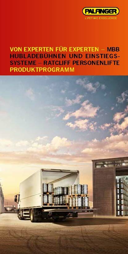 Product catalogue PALFINGER Tail Lifts | PALFINGER