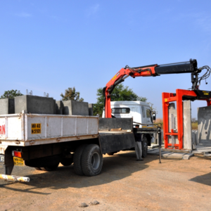 Lorry Crane Solutions for Brick Handling