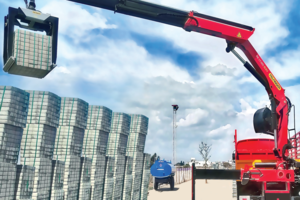 Lorry Crane Solutions for Brick Handling